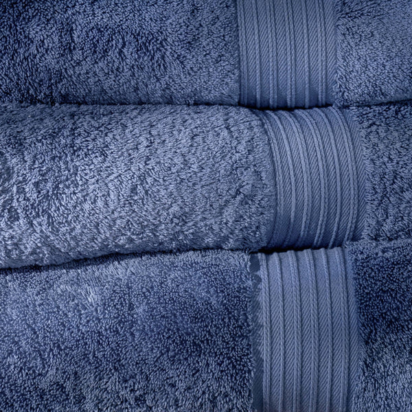 Dusky Blue Egyptian Cotton Hand Towel