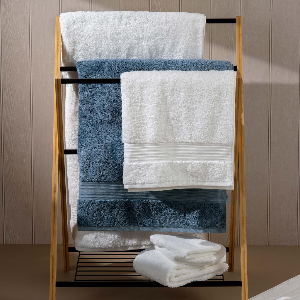 Dusky Blue Egyptian Cotton Bath Sheet