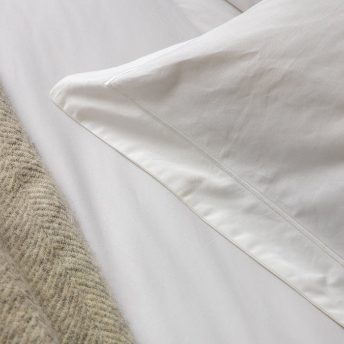 White 200TC Egyptian Cotton Deep Fitted Sheet | Soak&Sleep